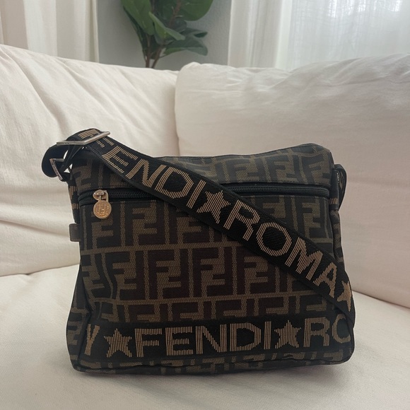 Fendi | Bags | Extremely Rare Fendi Roma Crossbody Satchal Bag | Poshmark